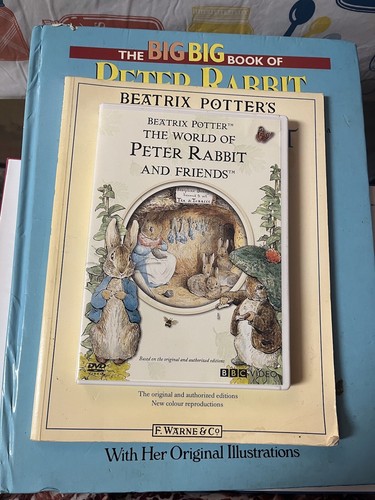 Beatrix Potters Easter 2 Books And A DVD Of Petter Rabbit Vintage Bunny ...