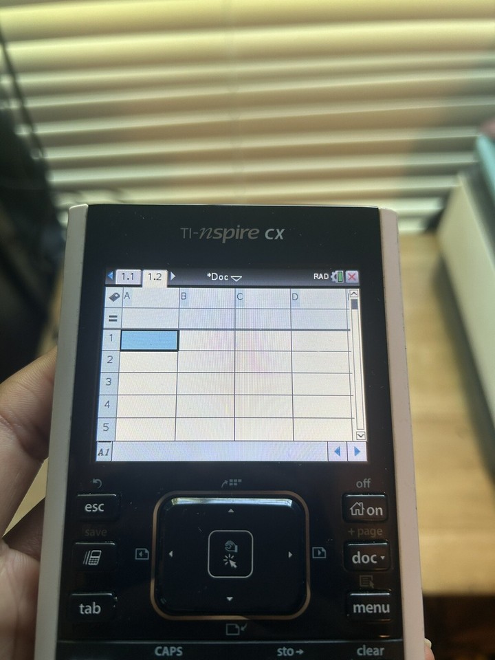 Texas Instruments TI Nspire CX Graphing Calculator with charger Cable ...