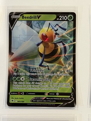 Pokémon TCG Beedrill V Sword & Shield - Astral Radiance 001/189 Holo ...