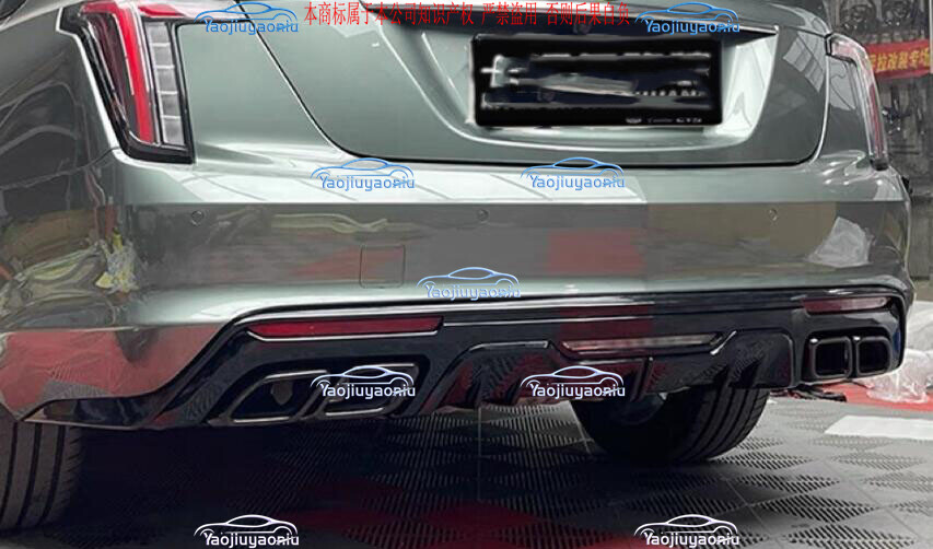 Black titanium Rear Exhaust Muffler Pipe Tips 1Pair For 2020-2024 ...