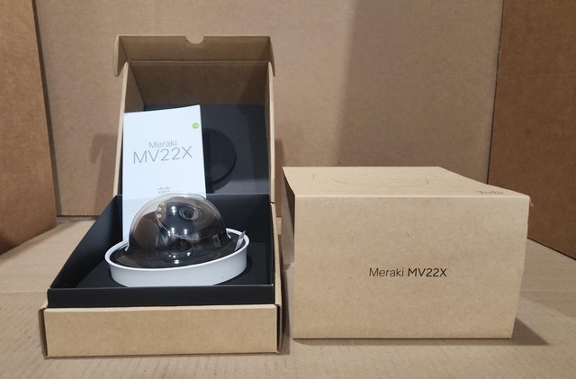 Cisco Meraki MV22X-HW Varifocal Indoor Dome Camera w/ 512Gb Storage ...