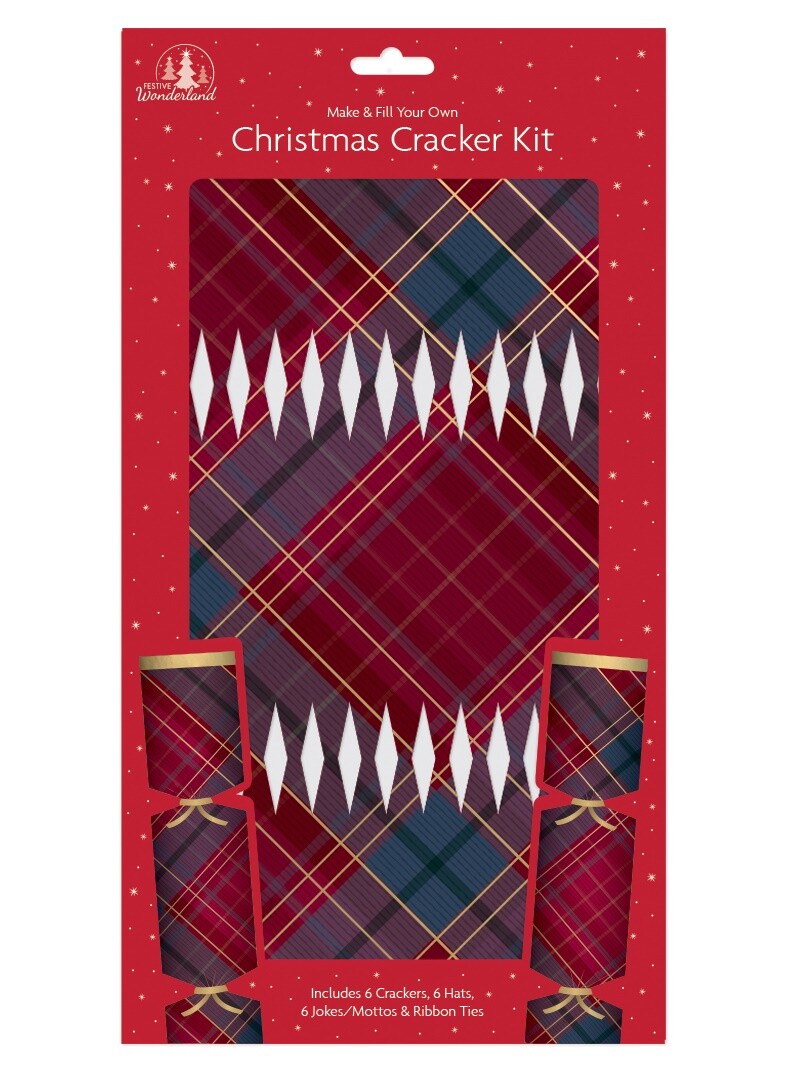 Make And Fill Your Own Christmas Cracker Craft Kit With Snappers Hats ...