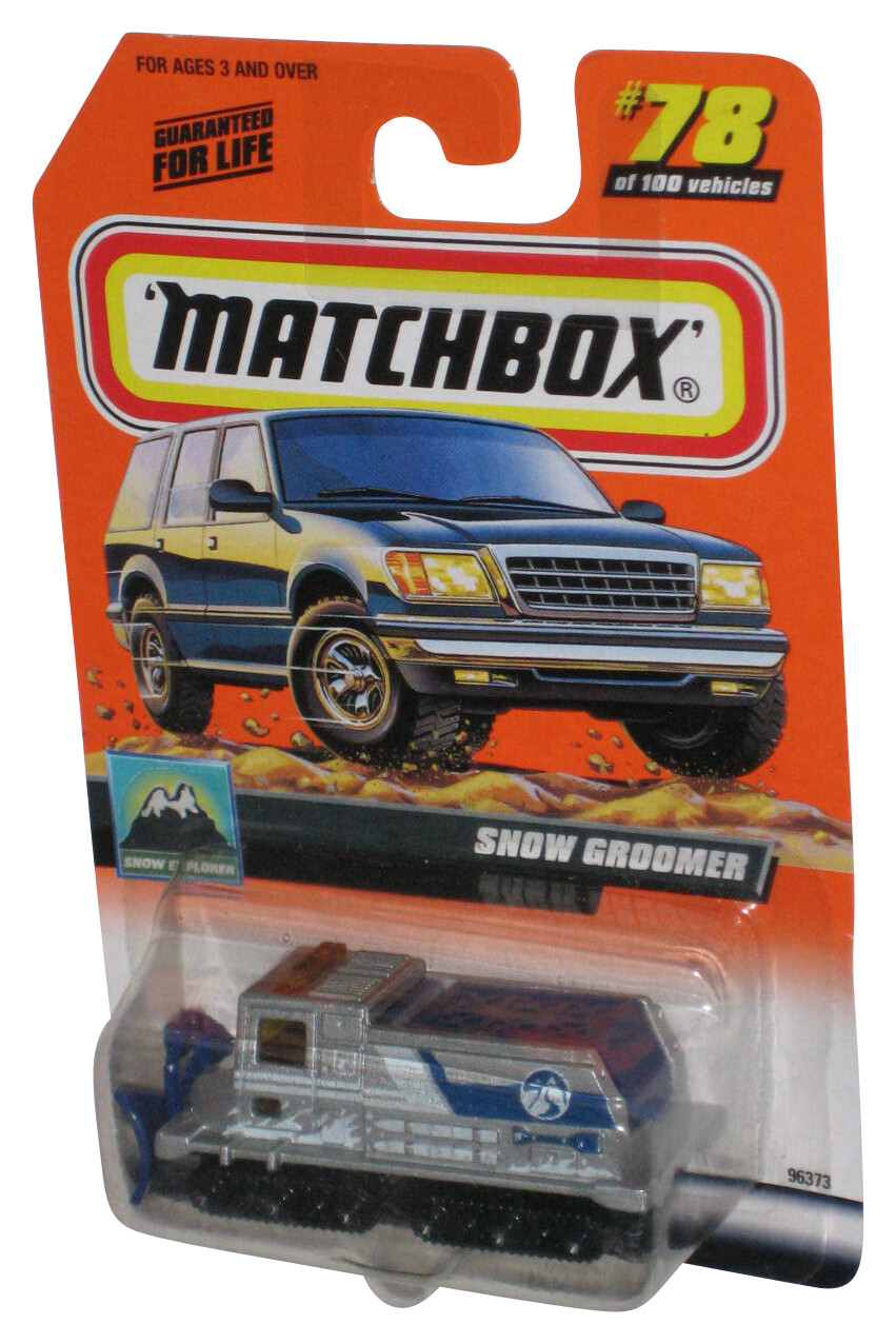 Matchbox Snow Explorer (1999) Silver Snow Groomer Toy #78/100 | eBay