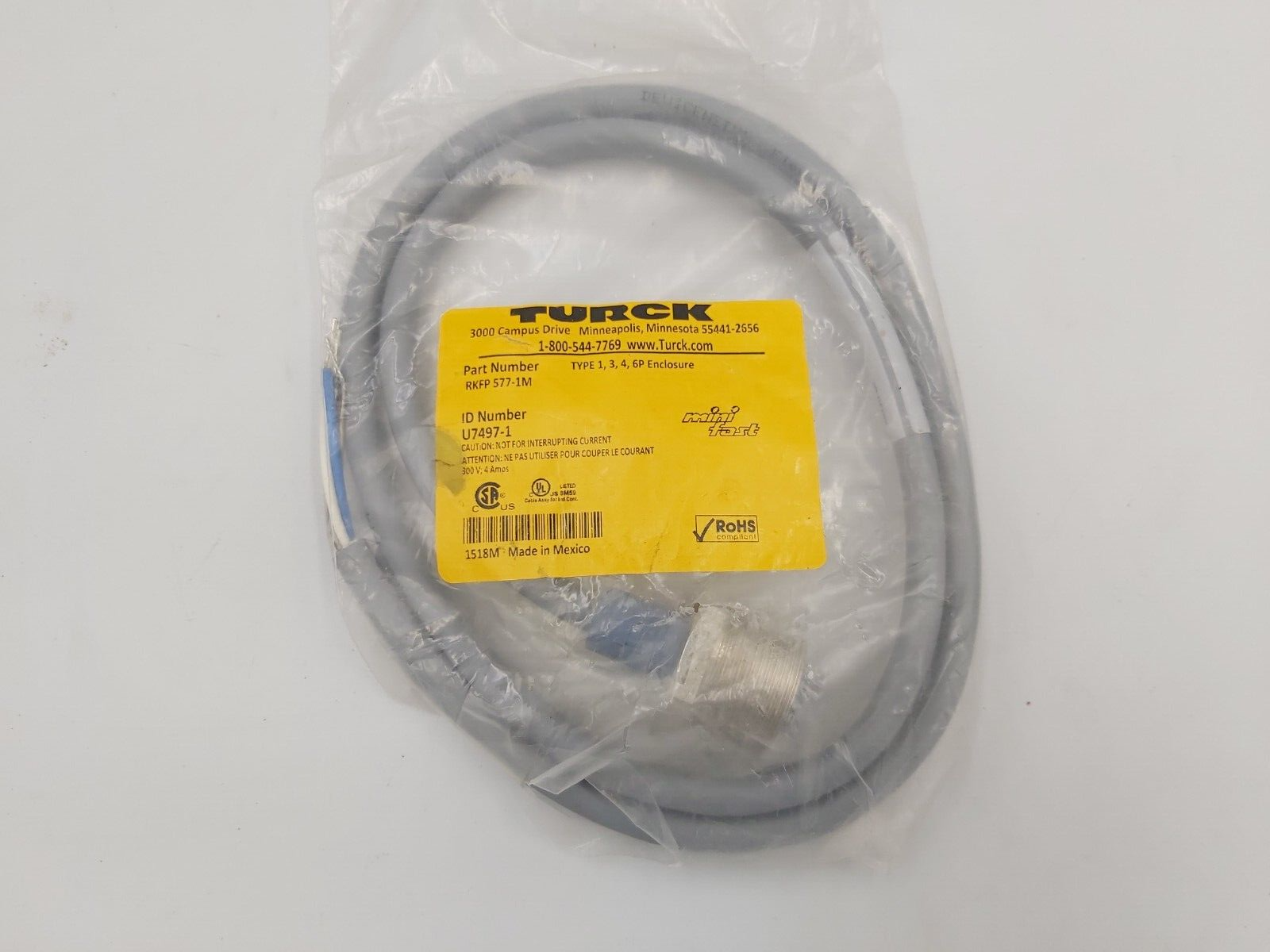 TURCK RKFP 5711-1M U7497-1 | eBay