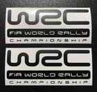 NEW BLACK/WHITE WRC FIA World Rally Championship vinyl Decal Sticker ...