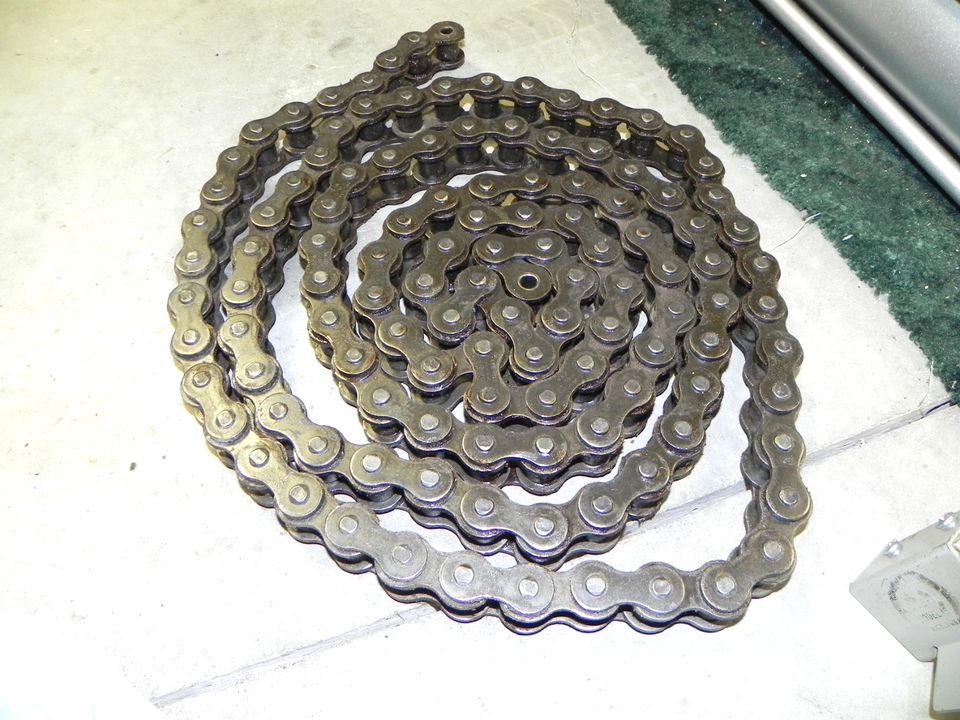 Link-Belt R80R10BX Roller Chain RC 80 Riveted, 1" Pitch, Carbon Steel ...