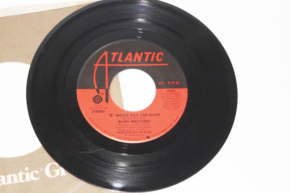 Blues Brothers "Rubber Biscuit / B Movie Box Car Blues " - 45 Vinyl ...
