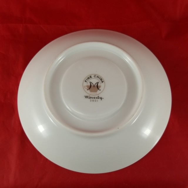 (37) Waverly Fine China 3901 Flowered Pattern Plates Bowls LARGE SET ...