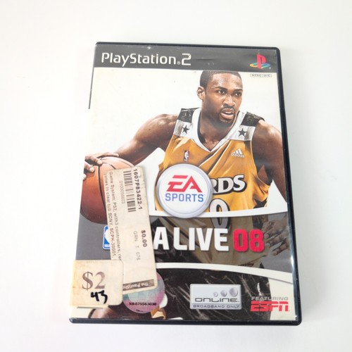 NBA LIVE 08 Sony PlayStation 2 PSP EA Sports ESPN Case Rough, Disc ...
