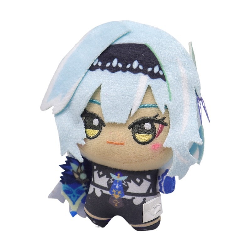 10cm Genshin Impact Eula Plush Doll Keychain Hanging Toy Anime Game 4 ...