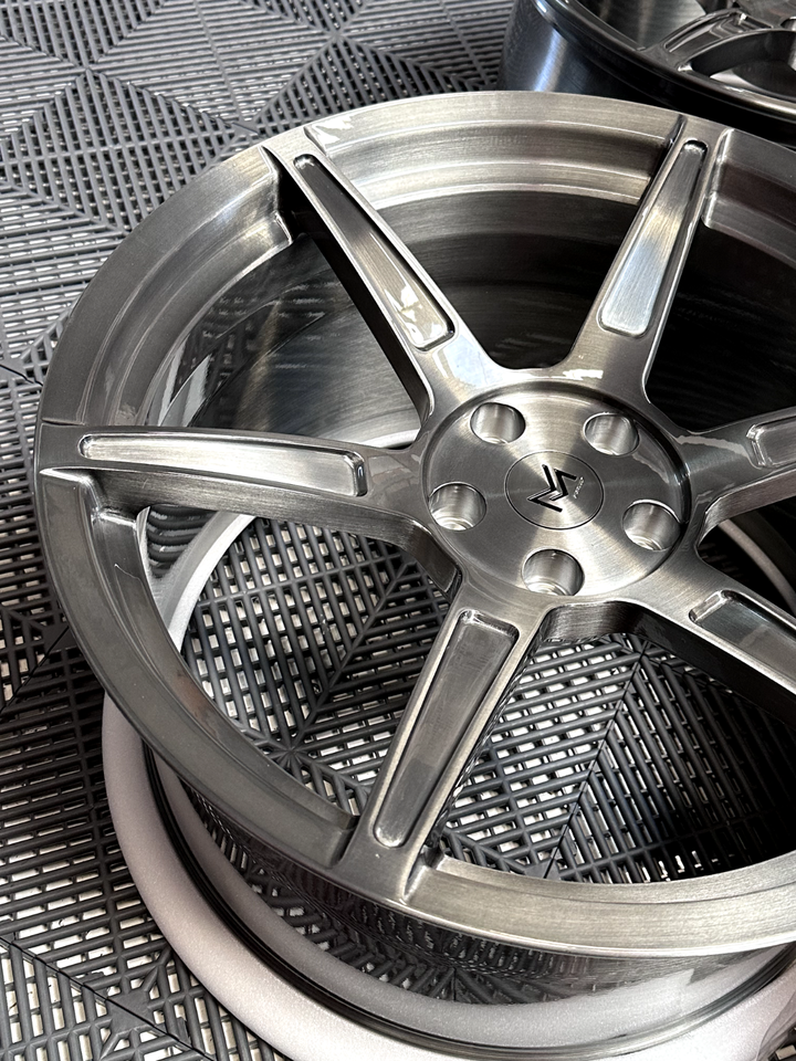 20" 20x11 / 20x11.5 MM M6R Magnesium Forged Titanium wheels for Shelby ...