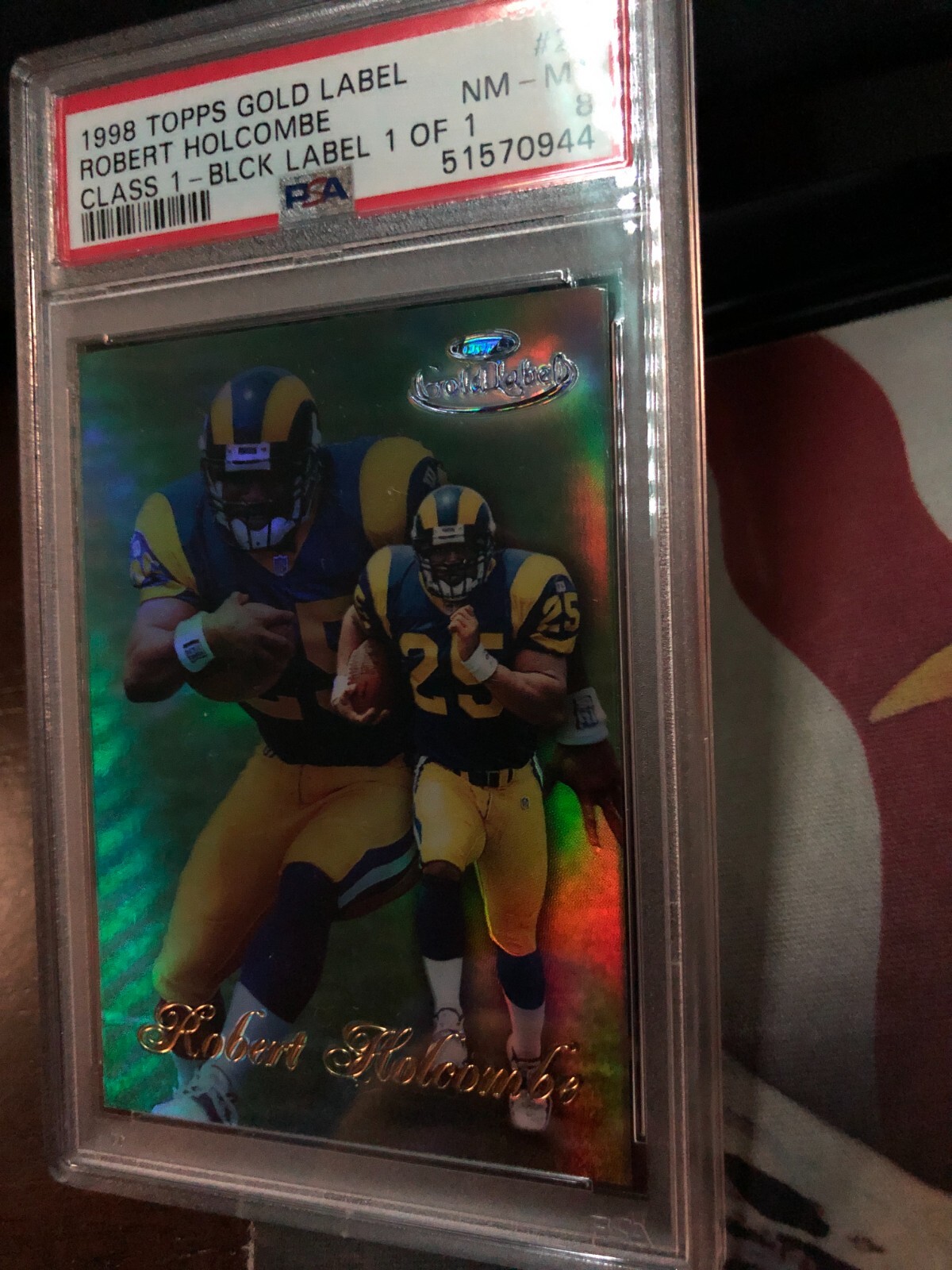 PSA 1998 Topps Gold Label Class 1 Black Label RARE 1 OF 1 Robert ...