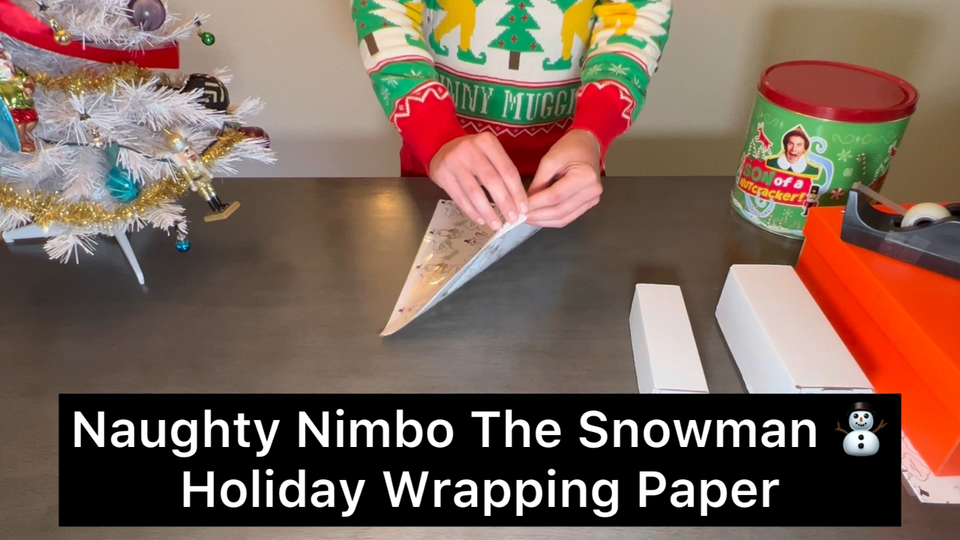 Funny Adult Wrapping Paper | Naughty Snowman Christmas XXX Wrapping ...