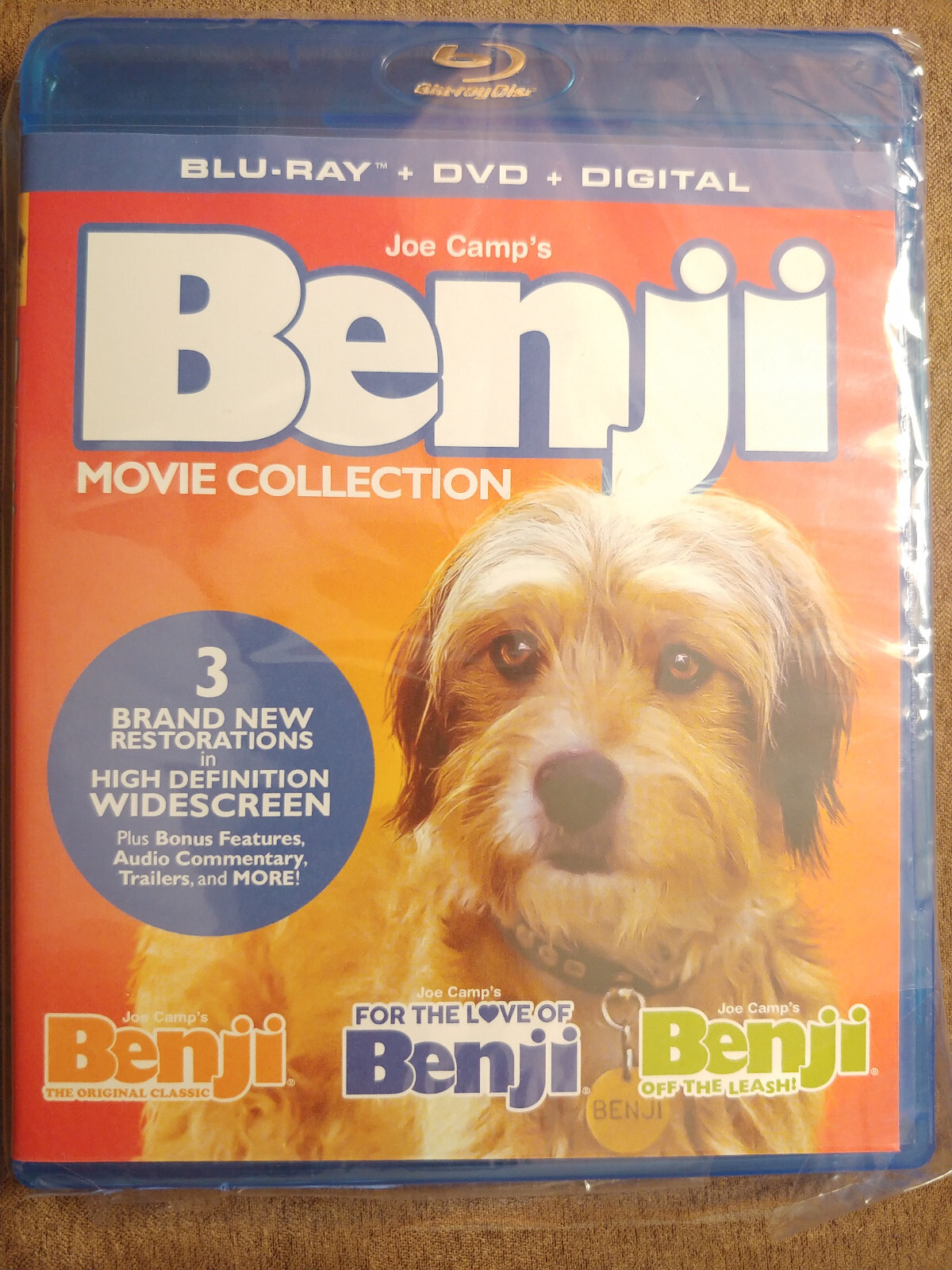 Benji Movie Collection (Blu-ray/DVD) Like New 2-disc set 683904633415| eBay