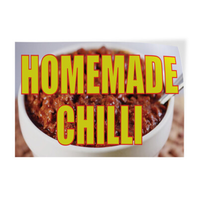 Decal Stickers Homemade Chili Outdoor Advertising Printing Store Sign ...