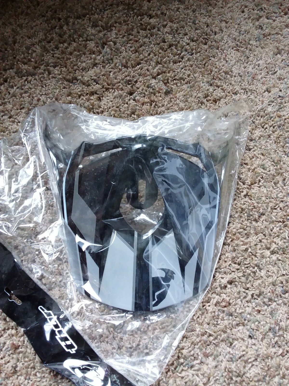 NOS Thor Force Motocross Helmet Visor Peak Black Gray YA-17-G1001 ...