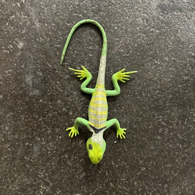 Vintage XX Collared Lizard Realistic Life Like Reptile Toy 4 1/2" Long ...