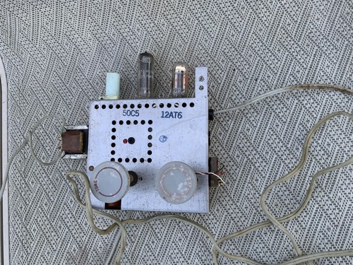 Vintage 1958 ( 50C5 , 12AT6 ) TUBE AMPLIFIER FROM VM VOICE OF MUSIC ...