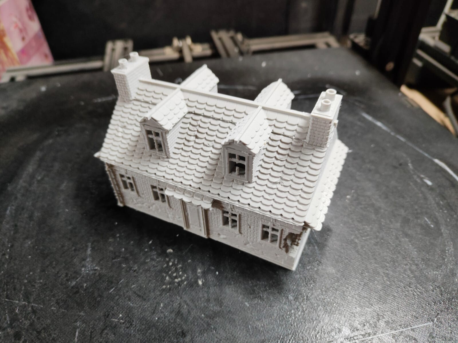 House in Ruins N13 1:72 scale Diorama Building DIY model kits terrain ...