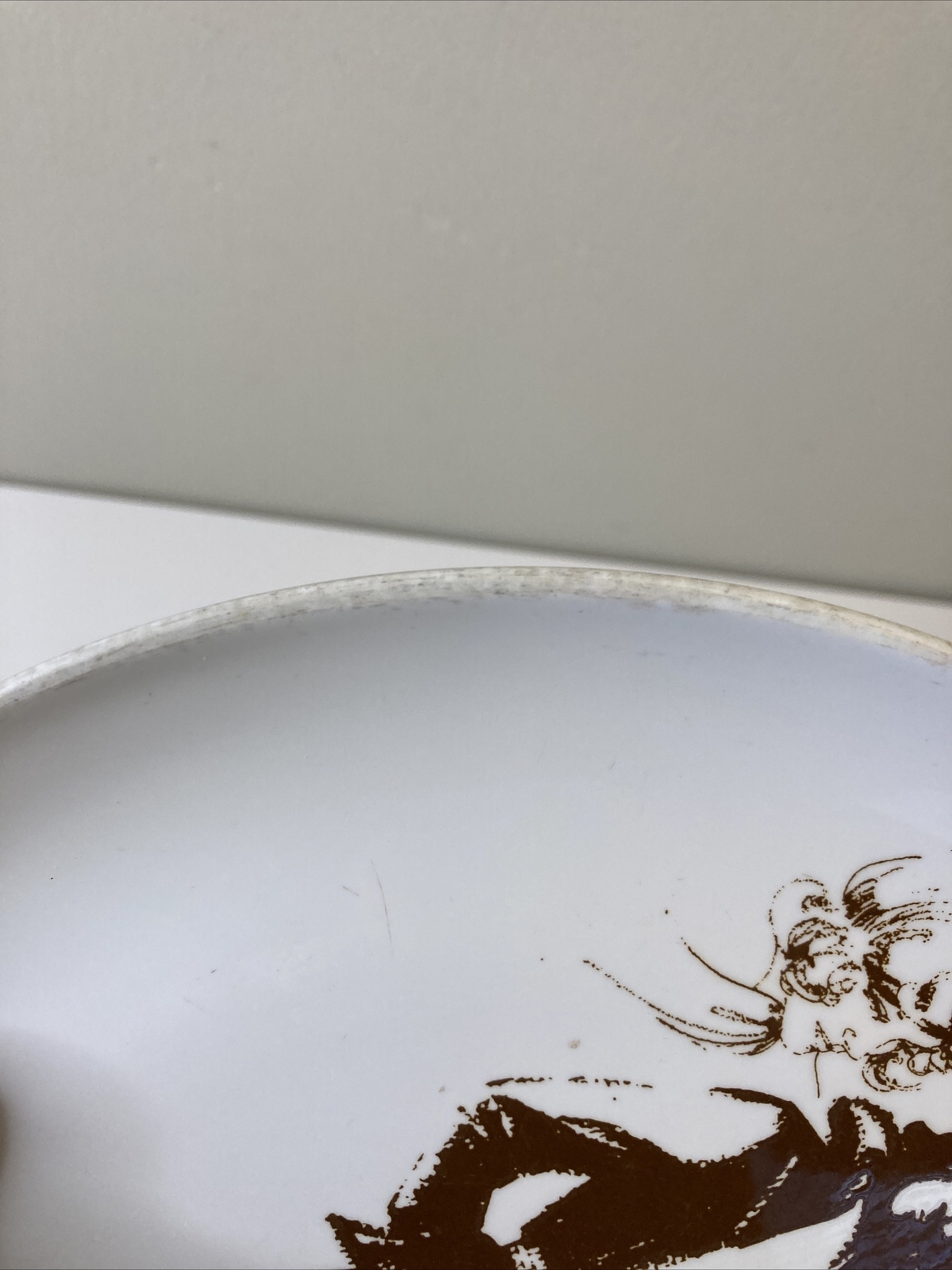 Vintage Pyroceram Tableware by Corning 10" Plate WW 1 Fighter Pilot ...