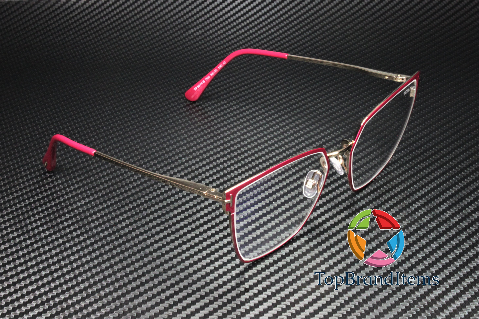 Tom Ford Ft5574-b 069 Eyeglasses Red Frame 55mm for sale online | eBay