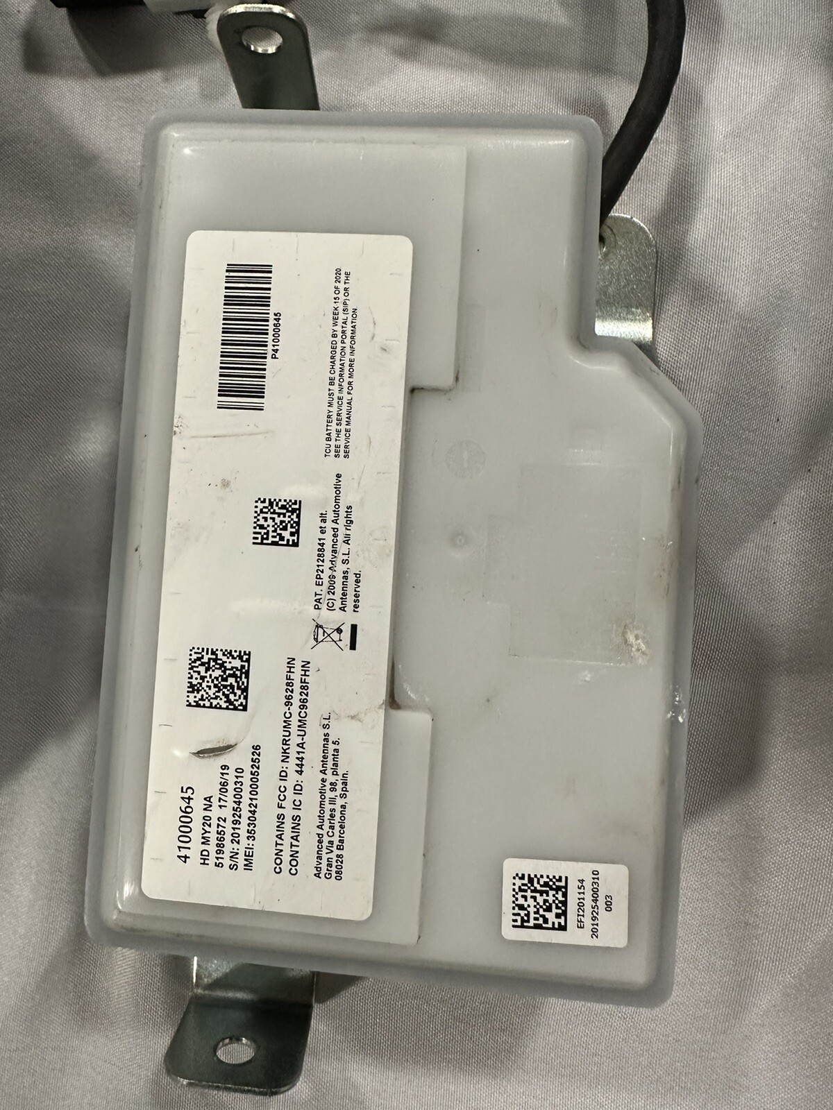 2020 Harley Davidson CVO Limited TCU Telemetry Control Unit Module ...