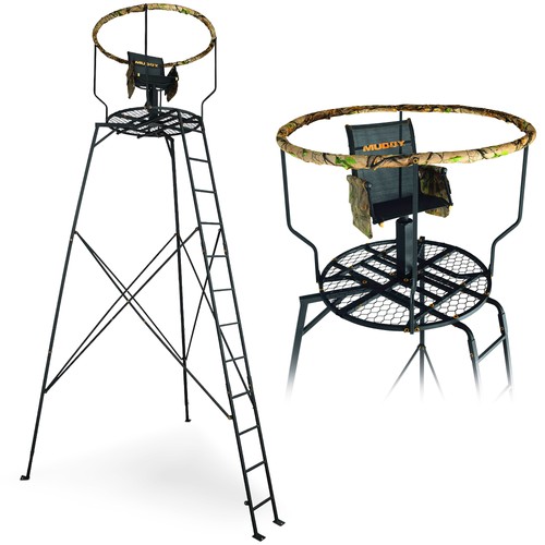 Muddy MTP3000 Liberty 16 ft. Hunting Tri-Pod Stand with Flex Tek Seat ...