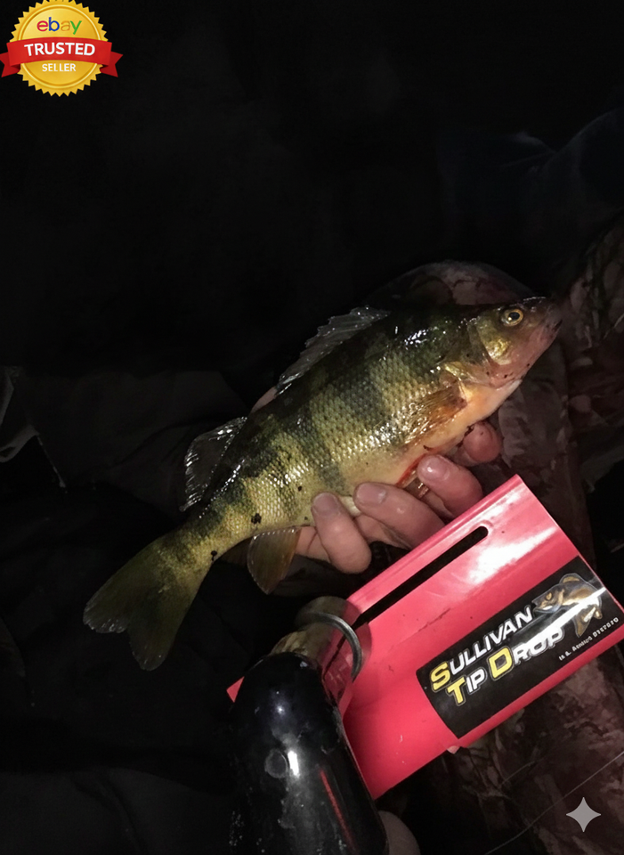 Ice Fishing Tip Down System Tip Up Dead stick Rod & Real Holder Signal ...
