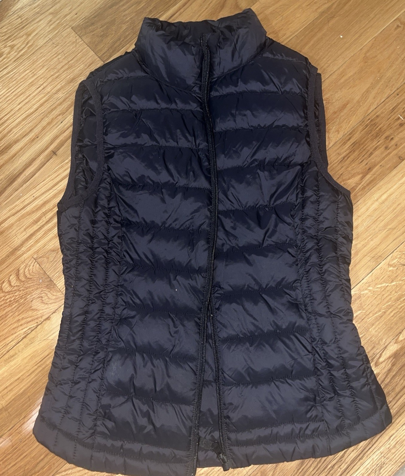 Love Tree Women’s Small Ultra Light Packable Vest Black Hiking Outdoors ...