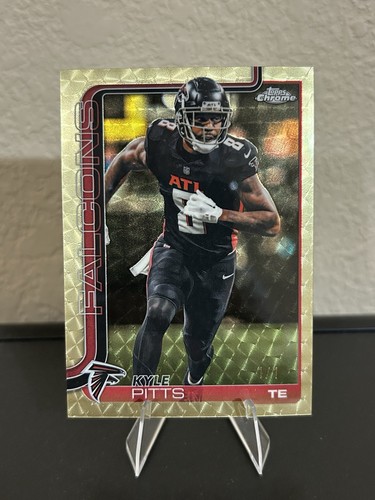 Kyle Pitts Gold SUPERFRACTOR 1/1 #14 Topps Chrome NFL 2025 Football ...