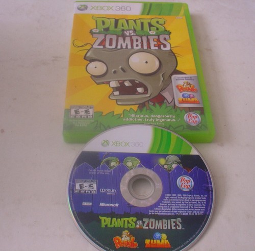 Plants Vs Zombies Xbox 360 Peggle Zuma GREAT Arcade Bottlecap Games | eBay