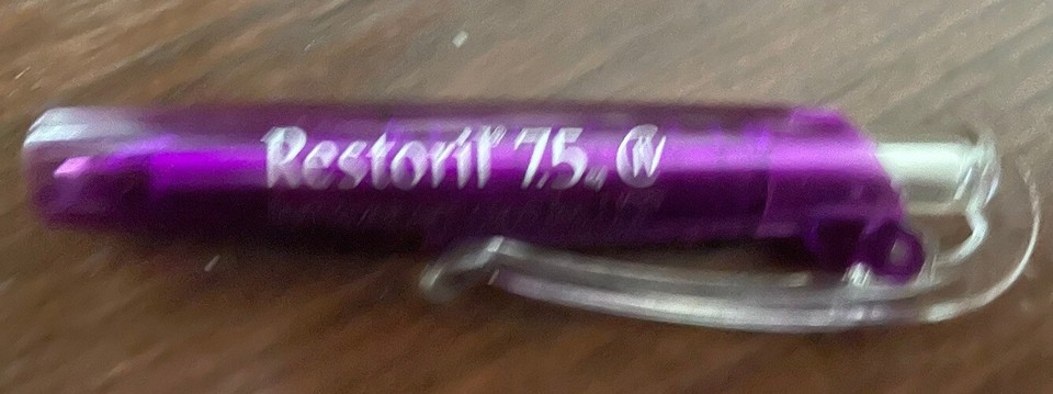 RESTORILPharmaceutical Drug Rep Pen Advertising Collectible | eBay