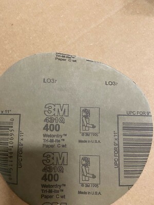 3M 431Q 400 Wetordry 8" Sanding Disks | eBay
