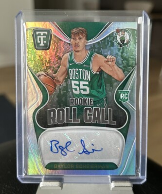 Baylor Scheierman 2024-25 Totally Certified Rookie Roll Call Camo Auto ...