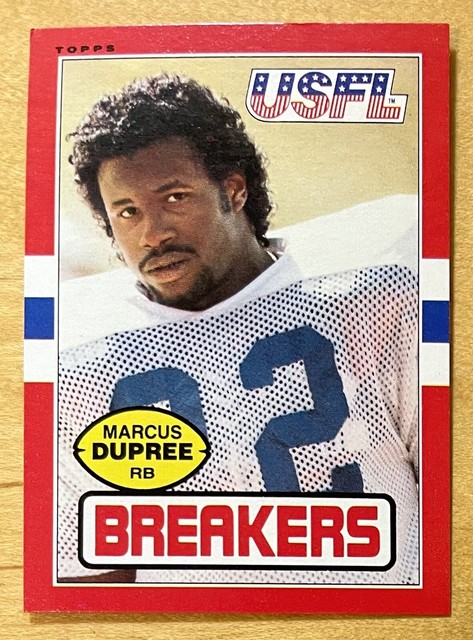 1985 Topps USFL - #105 Marcus Dupree (RC) for sale online | eBay