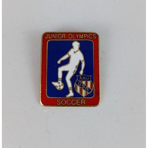 Vintage AAU USA Junior Olympics Soccer Lapel Hat Pin | eBay