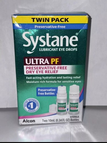 Systane Ultra PF Preservative Free Dry Eye Relief - Twin Pack | eBay