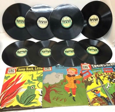 Lot of 11 - Children's Record Guild - 78 RPM Record's - Some Very Rare ...