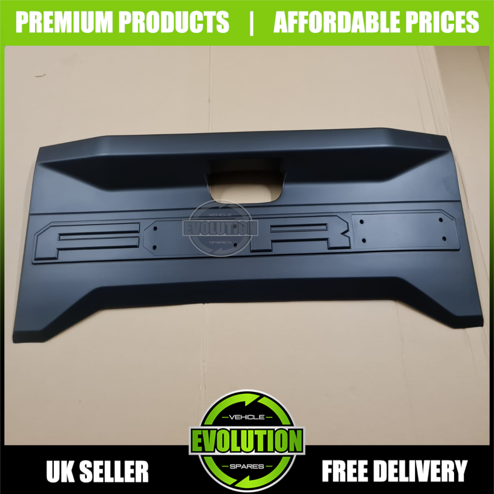 TO FIT Ford Ranger Tailgate Cover Nudge cladding Boot Trim Body 2012 ...