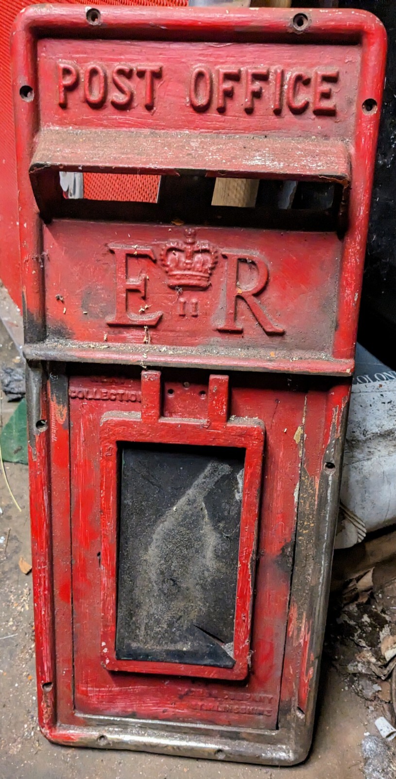 A GENUINE ER POST OFFICE POST BOX FRONT | eBay UK