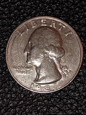 1987 P Mint Mark- Washington Quarter | eBay