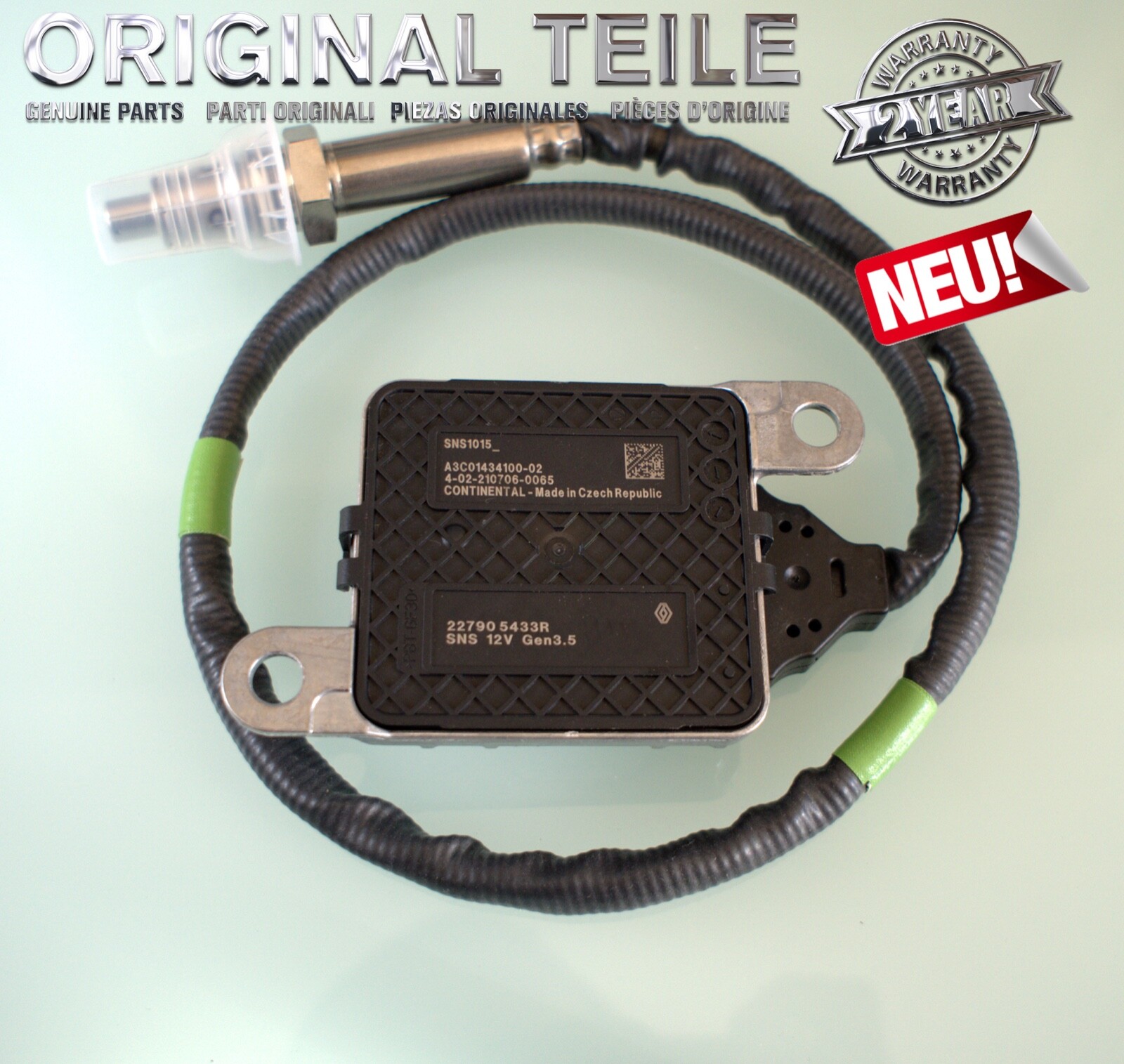 Capteur Nox d'Oxyde d'azote d'origine 227905433R NEUF d'origine pour ...