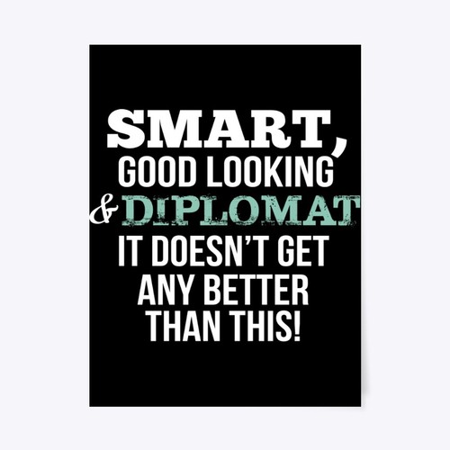 Gifts For Diplomats Gift Poster - 18"x24" | eBay