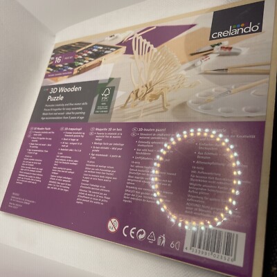 Crelando 3D wooden puzzle – 16 Piece Butterfly. Brand New | eBay UK