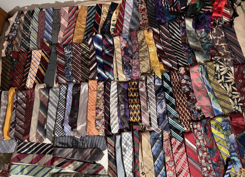 Tie Lot of 240 Random Neck Tie Mix Vintage and Current Brands and ...
