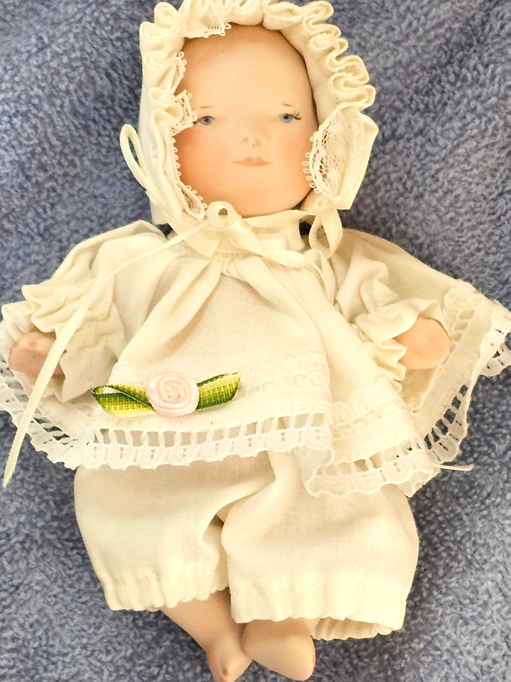 Vintage Porcelain Baby Doll Phyllis Parkins Signed 1992 Jointed Arms ...