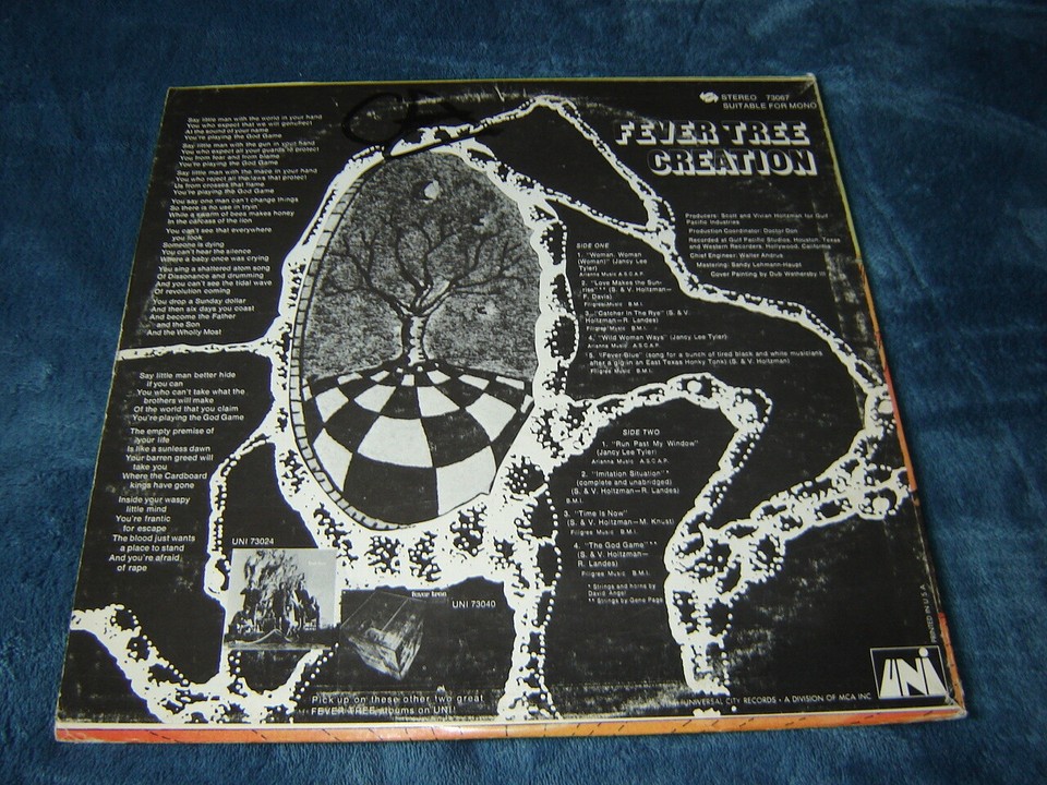 Fever Tree - Creation LP 1969 UNI psych rock original record is strong ...