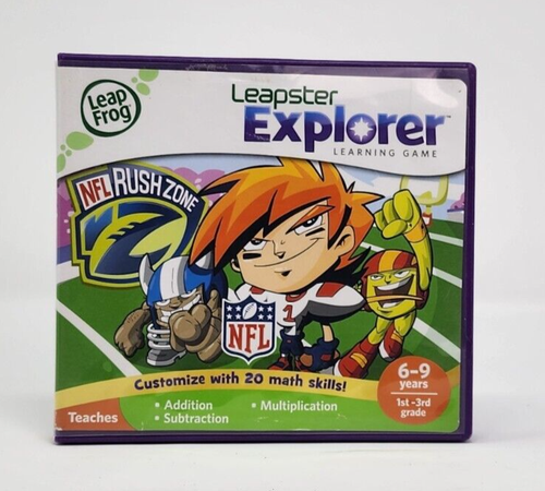 LeapFrog LeapPad Explorer Learn: NFL - Rush Zone - Math, Leap Pad 1 2 3 ...