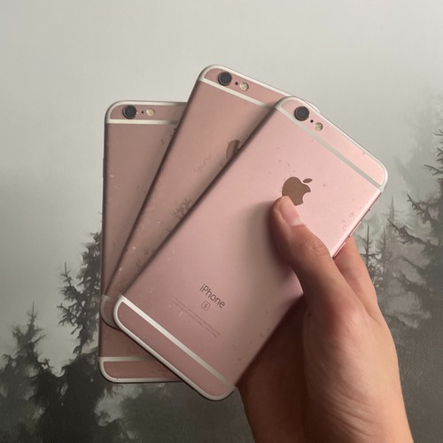 BROKEN Apple IPhone 6s Pink 16gb 3pc | eBay