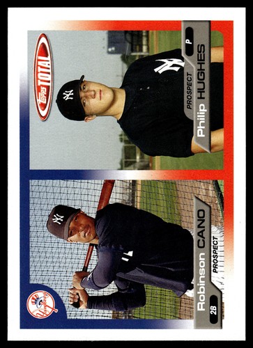 2005 Topps Total #718 Robinson Cano / Philip Hughes Rookie New York ...